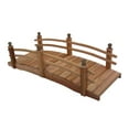 12' Red Cedar Camelot Double Rail Bridge - Walmart.com