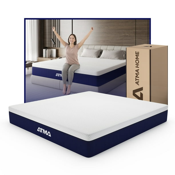 Colchón en Caja King ATMA NOVA Memory Foam Altura 29cm | Bodega Aurrera ...