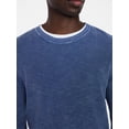 George Men's and Big Men's Cotton Slub Sweater with Long Sleeves, Sizes ...