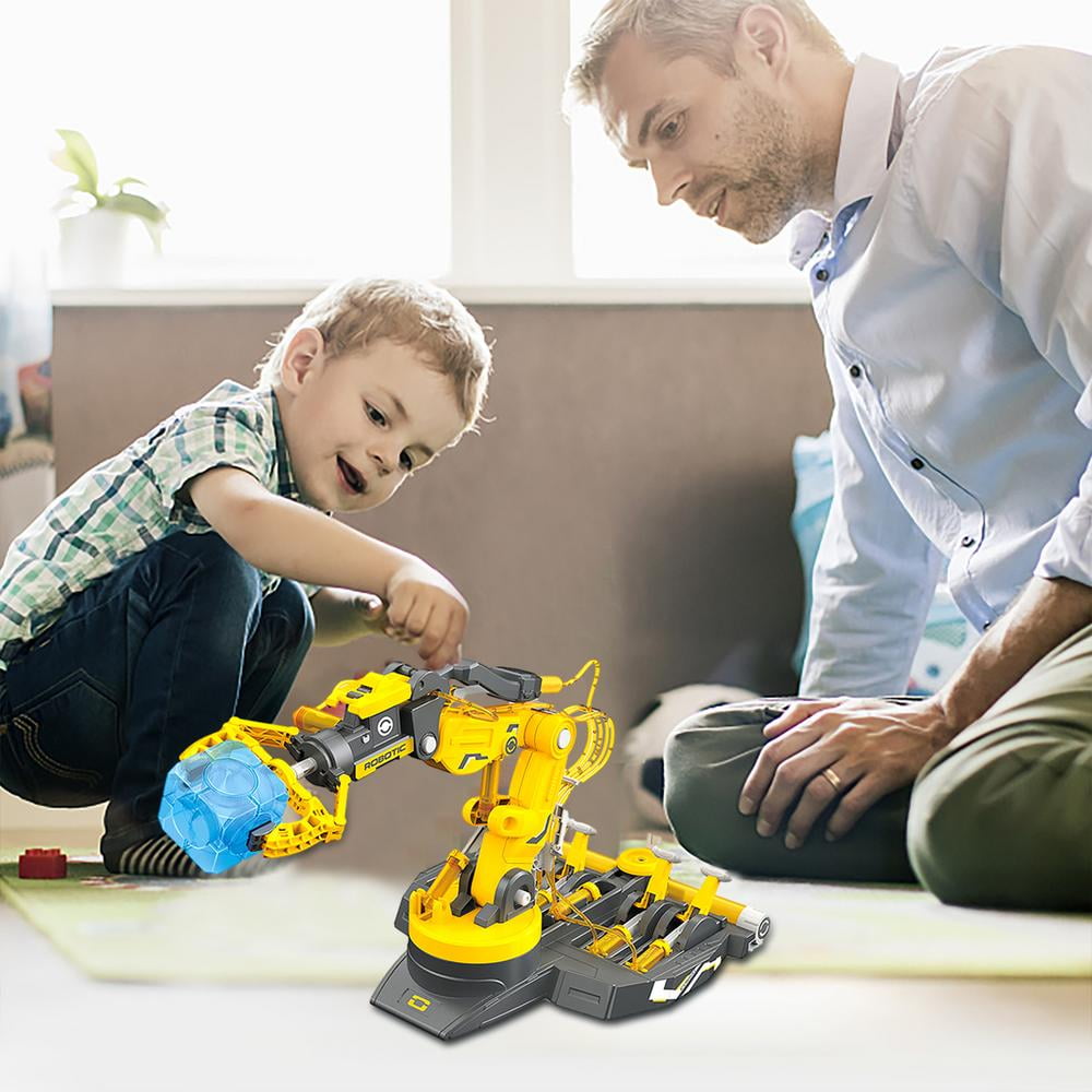 Buy Fovolat Robot Arm Toy Engineering Toys for Kids Hydraulic ...