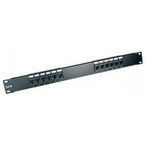 StarTech.com 24 Port 0.5U RJ45 Cat5e 110 Ethernet Rackmount Network ...