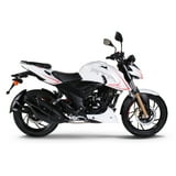 Motocicleta Deportiva TVS RTR 200 4V 2025 Blanco | Bodega Aurrera en línea