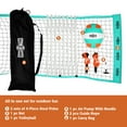 Hall of Games Outdoor Volleyball Set Adjustable Steel Poles - Walmart.com