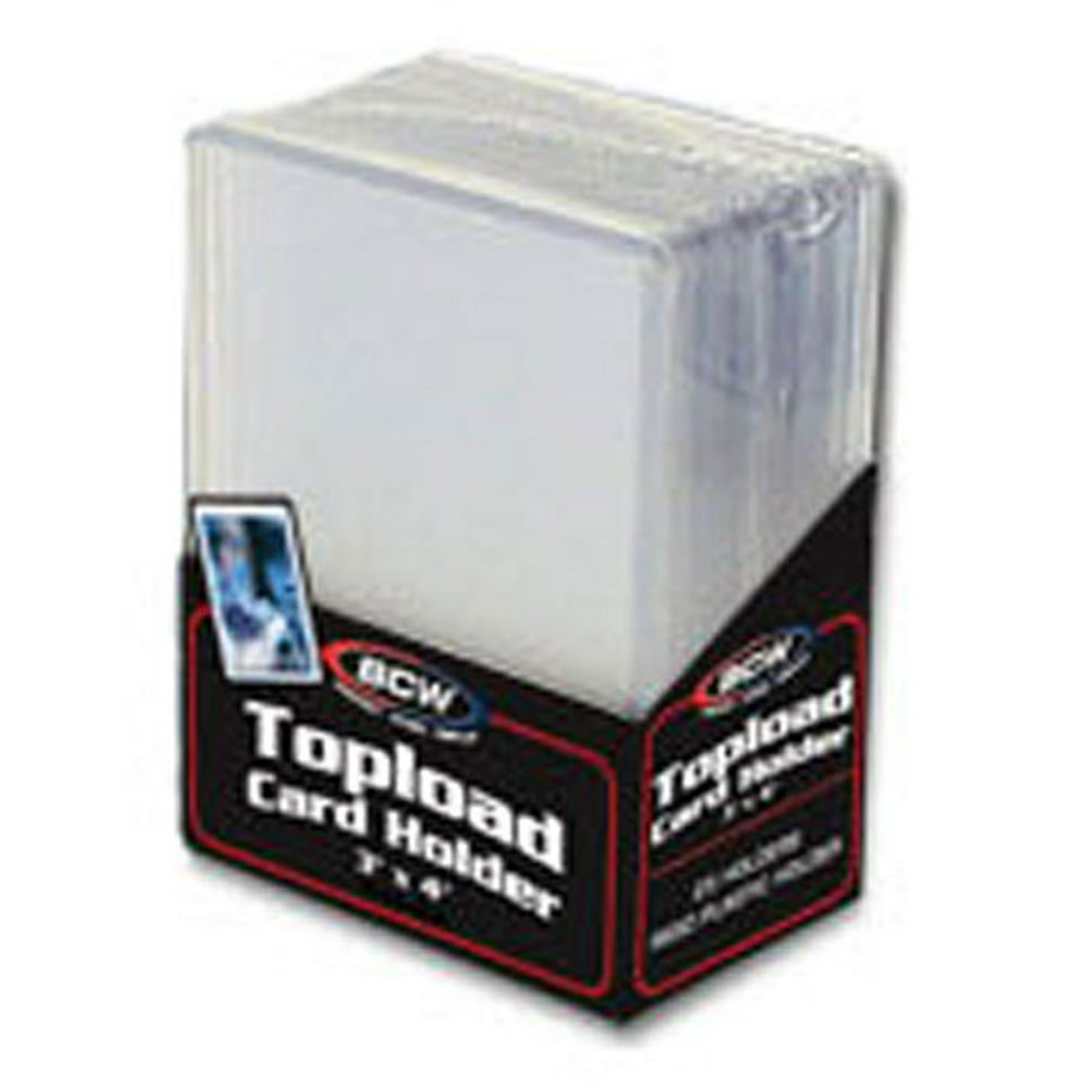 Trading Card Supplies - TOP LOADERS ( 25 Hard Plastic Cases - 1 Pack ...