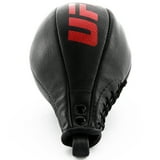 UFC Pro Leather Speed Bag - Black, MMA and Boxing Punching Bag ...