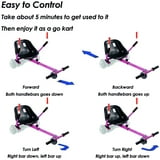 HoverTech 1 Hover Cart Attachment - Go Kart - Pink - Walmart.com