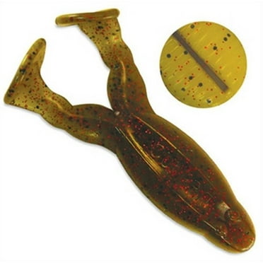 Stanley 4" Ribbit Rubber Frog Softbait, Bull Frog, 5 pack - Walmart.com