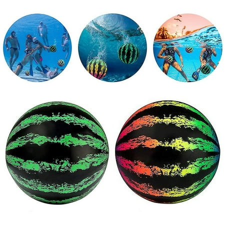 Watermelon Pool Ball Underwater Swimming Pool Balls Underwater Pool Toy ...