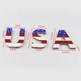 3pc 4th of July Decorations Patriotic Memorial Day Table Sign,Wooden ...