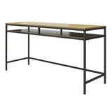 RealRooms Shadwick Computer Desk, Graphite Gray and Oak, Industrial ...