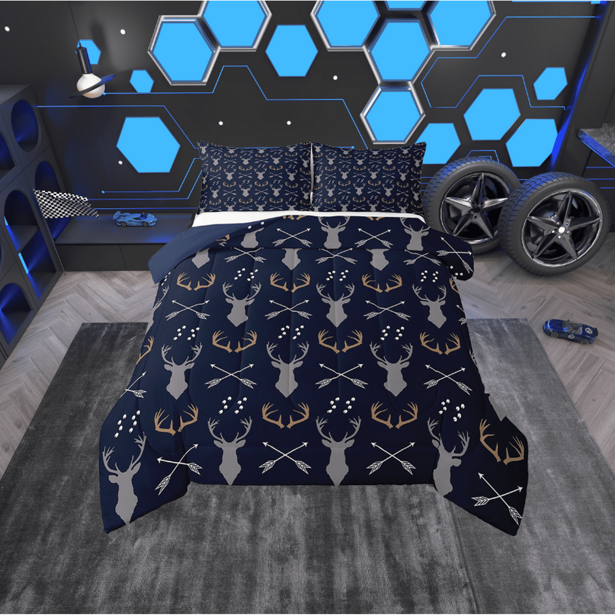 Click here for Erosebridal Animal Deer Bedding Sets Full With Com... prices