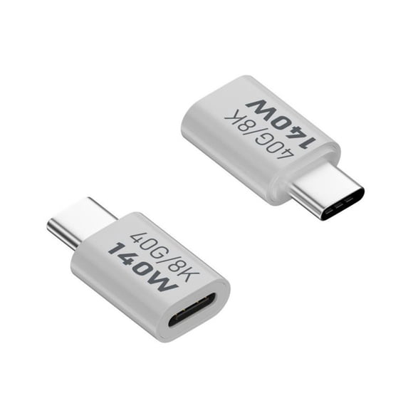 USB C Adapter Type C Charger Connector Cable 40Gpbs PD140W Type C ...
