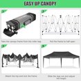 HOTEEL Canopy Tent 10X20 Pop Up Canopy,Outdoor Canopy with Wheeled Bag ...