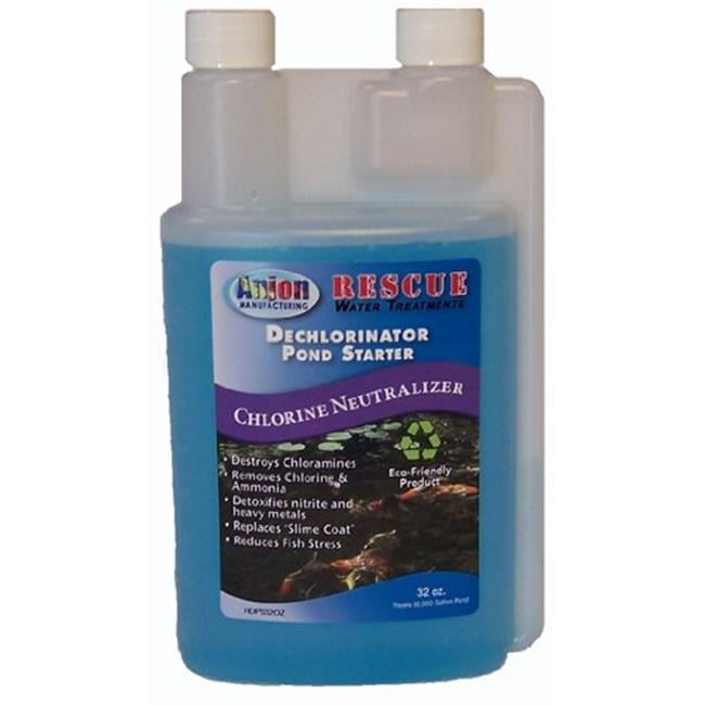 Anjon Manufacturing RDP32OZ Rescue Dechlorinator and Pond Starter - 32 ...
