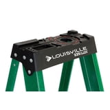 Louisville Ladder 6' Fiberglass Step Ladder, 10' Reach, 225 lbs Load ...