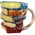 Chapter Book Mug, Chapter Book Mug 3d Cup, Books Coffee Cup Stained ...