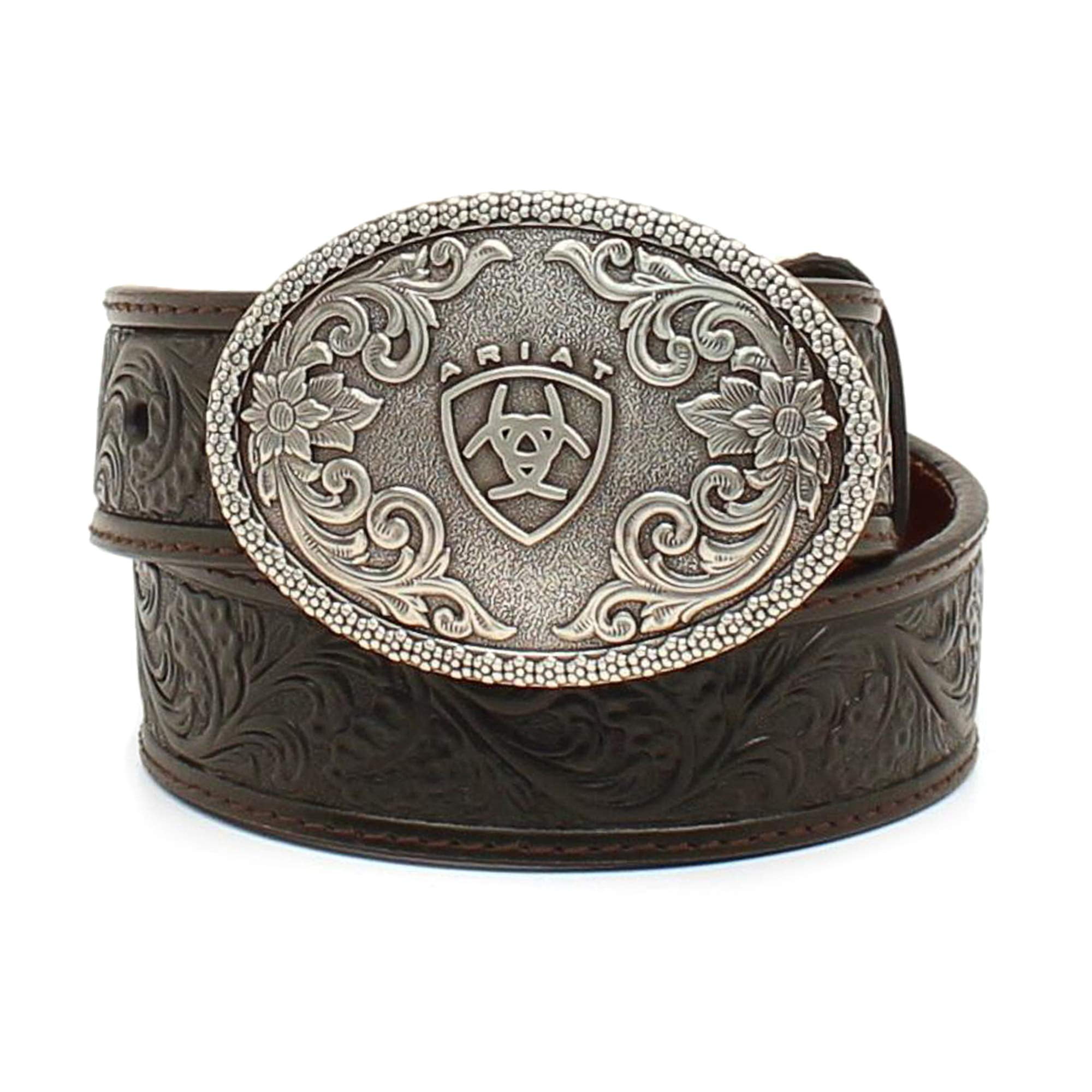 Click here for Ariat A1300208-30 Boys Floral Buckle & Embossed Be... prices
