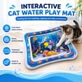 Cat Cooling Mat - Inflatable Water Sensory Play Mat with Pump ...