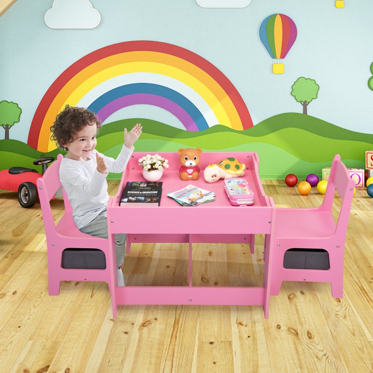 Wooden Desk For Toddler Girl