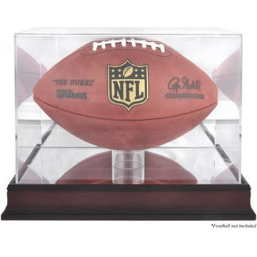 Perfect Cases - Octagon Football Display Case, Cherry Finish - Walmart.com