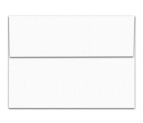 White Linen Textured A7 Envelopes - 50 Envelopes - 5 1/4" x 7 1/4 ...