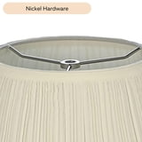 LIGHTACCENTS Pleat Empire Lamp Shade For Table Lamps - Hand-Crafted ...