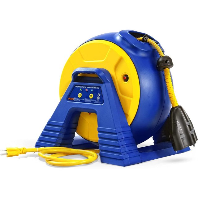 Goodyear Portable Retractable Extension Smart Cord Reel (Alexa, Google ...