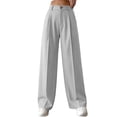 Betivan Work Pants Women Wide Leg Loose Office Slacks High Waisted ...