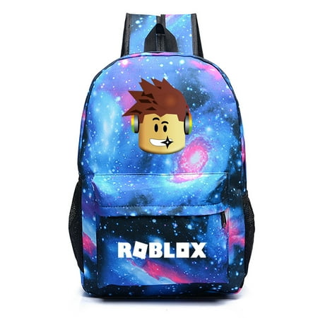 TOOAD Kids Boy Girl Roblox Backpack Rucksack Cartable étoile bleu ...