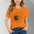 Avtoify Versatile Round Neck Short Sleeve Summer Girls Short Sleeve ...