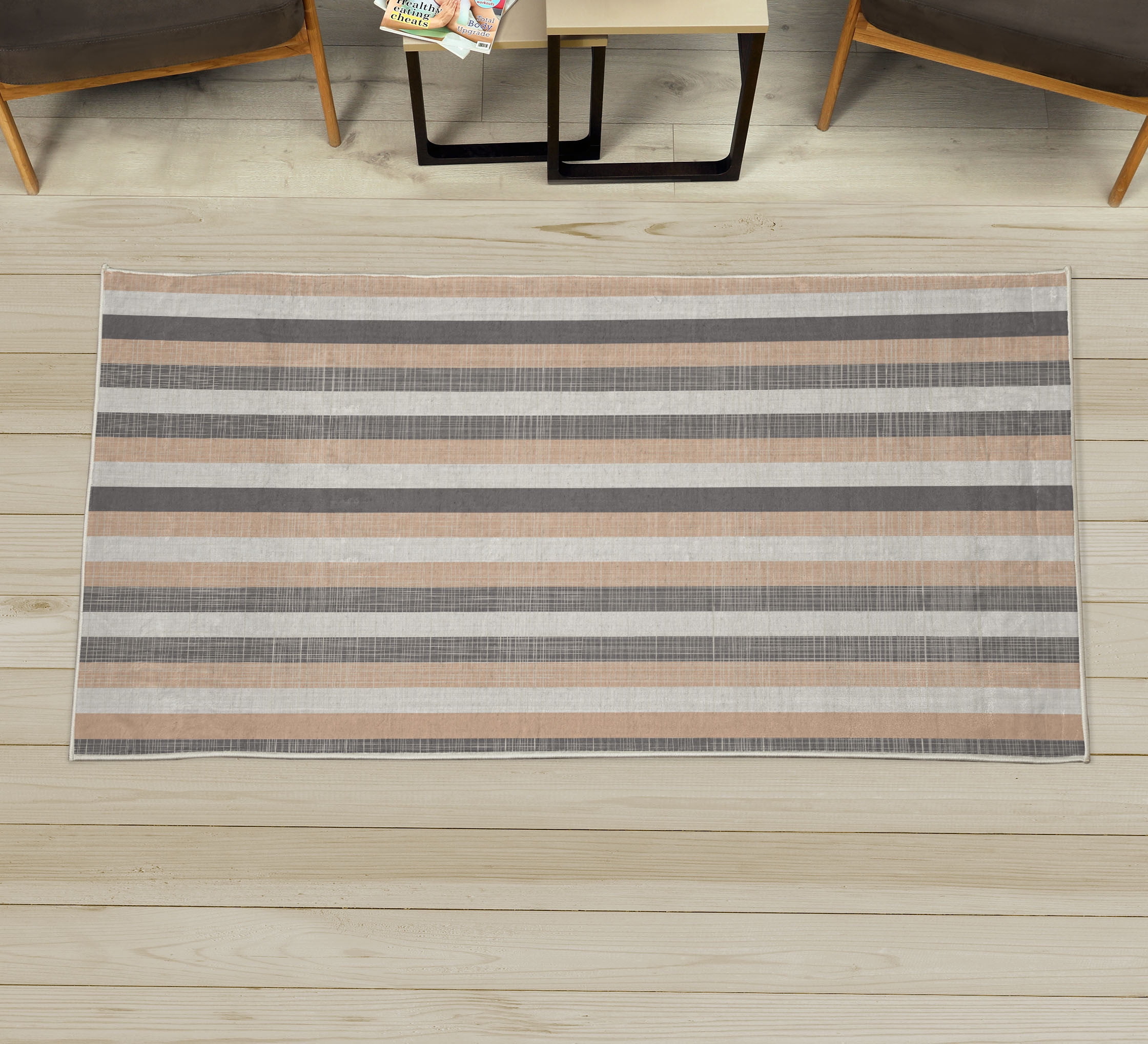 Retro Decorative Rug, Classical Vertical Stripes Pattern Texture Image ...