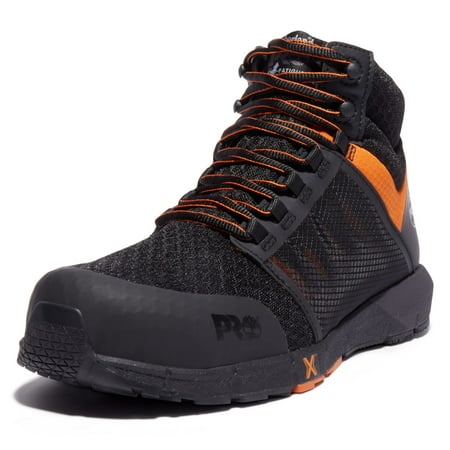 Timberland PRO Radius Mid Composite Safety Toe Black/Orange 14 D (M ...