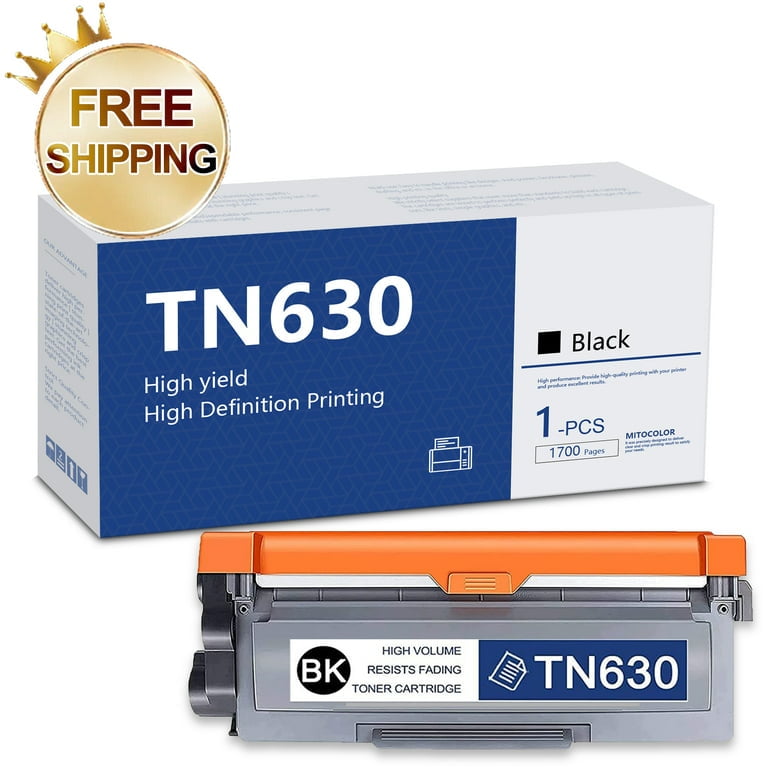 High Yield TN630 Black Toner Cartridge Replacement for Brother HL ...