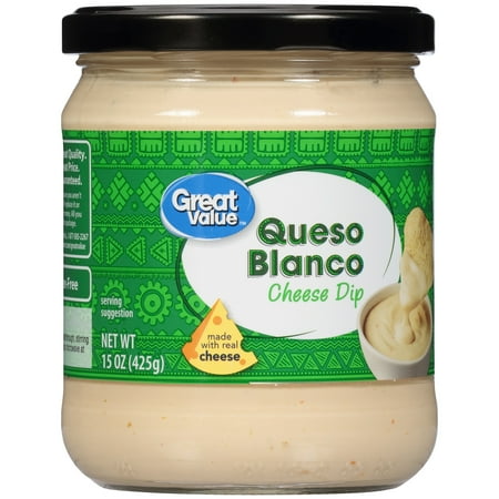 Great Value Queso Blanco Cheese Dip, 15 oz - Walmart.com
