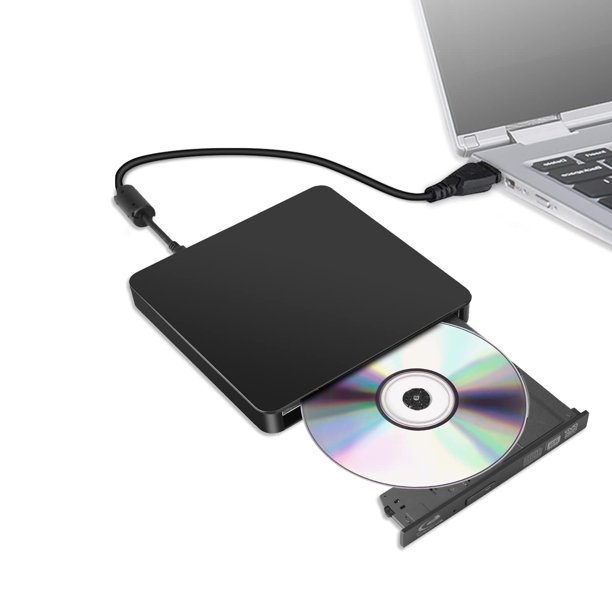 Grabador DVD VSVABEFV USB 3.0 Unidad externa de CD DVD tipo C | Walmart ...