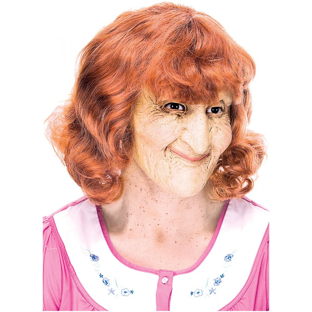 Senior Moment Granny Mask Adult Costume Accessory - Walmart.com