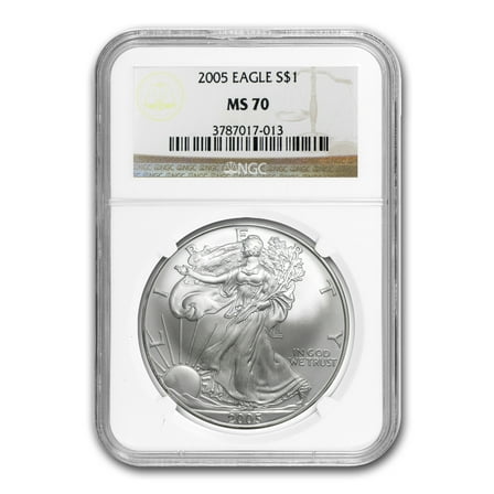 2006 American Silver Eagle MS-70 NGC - Walmart.com