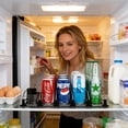 TPKJAM Adjustable Refrigerator Can Dispenser Organizer - Push-Type Soda ...