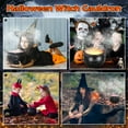 Halloween Decoration Mist Maker Fog Black Party Prop Witch Cauldron ...