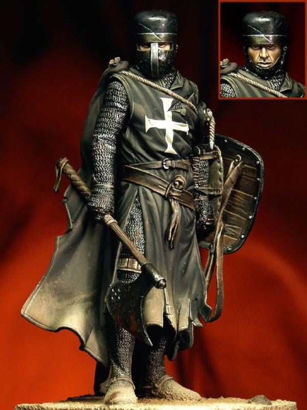Pegaso Models 90mm Knight Hospitaller XIII c. White Metal Figure Kit ...