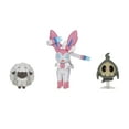 Pokemon 3 Pack - Features 2 inch Duskull, Wooloo and 3 inch Sylveon ...