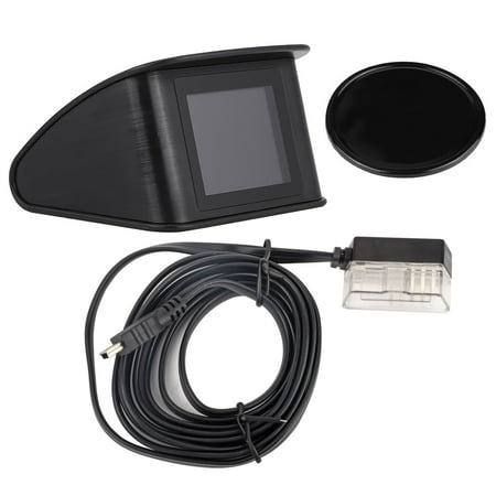 Car HUD Display, Plug And Play OBD2 HUD Monitor LCD Screen Black For ...