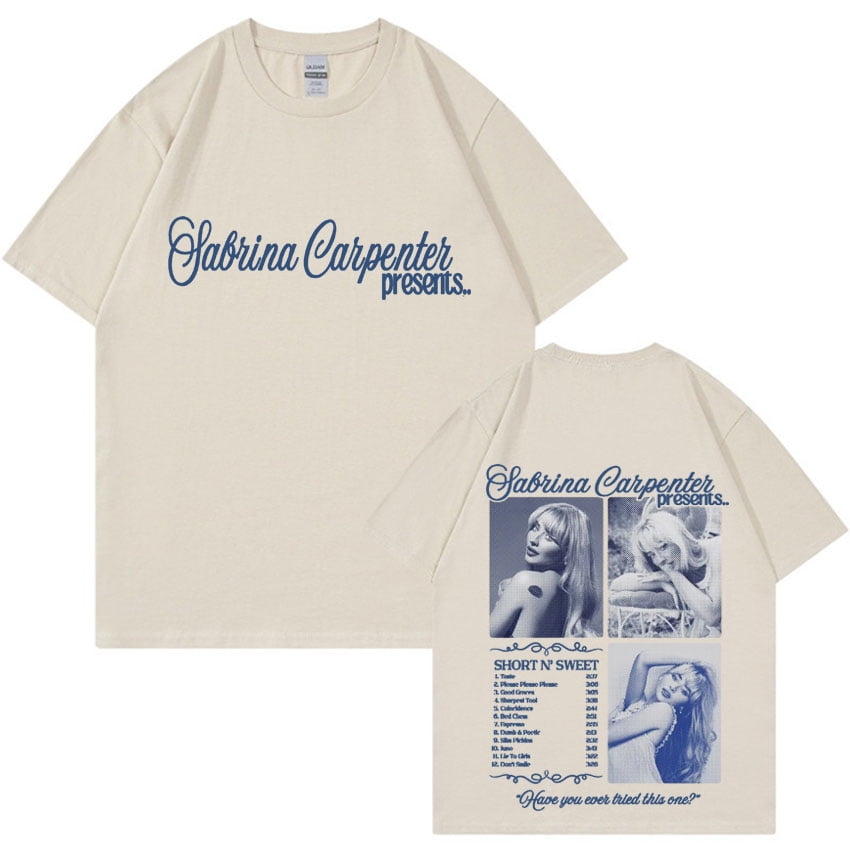 Click here for Xianqi Sabrina Carpenter 2025 Graphic Crewneck T-S... prices