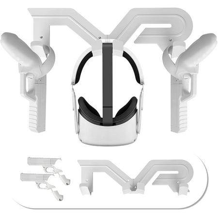Esimen Oculus Quest 2 Wall Mount Storage Stand Hook with Grip Game Gun ...