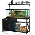Premium 55-75 Gallon Fish Tank Stand with Durable Metal Framework ...