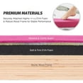 8' Folding Gymnastics Balance Beam, Floor Balance Beam w/Carry Handles ...