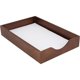 Carver Walnut Finish Solid Wood Desk Trays - Walmart.com