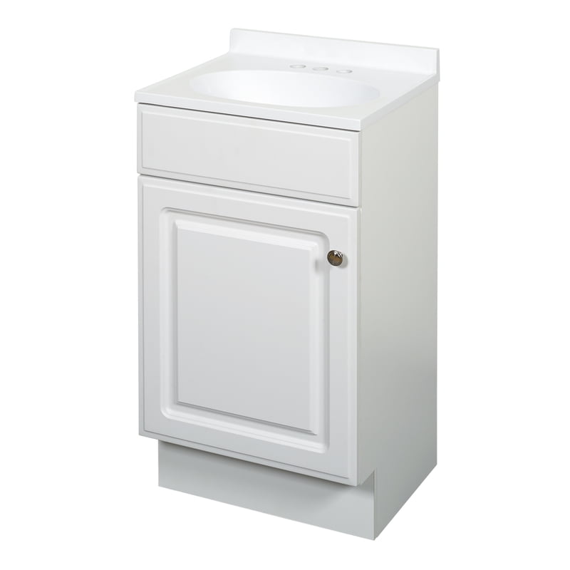 VANITY COMBO 18"" WHT - Walmart.com