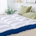 5 Inch Thick Full Size Pillow Top Mattress Topper, Skin-Friendly ...