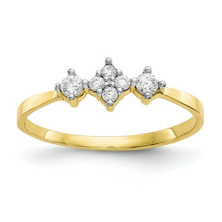10K Yellow Gold CZ Ring | Walmart Canada